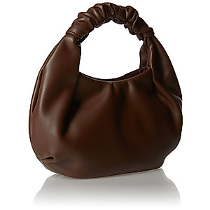 The Drop Women's Addison Soft Volume Top Handle Bag, Chocolate, One Size