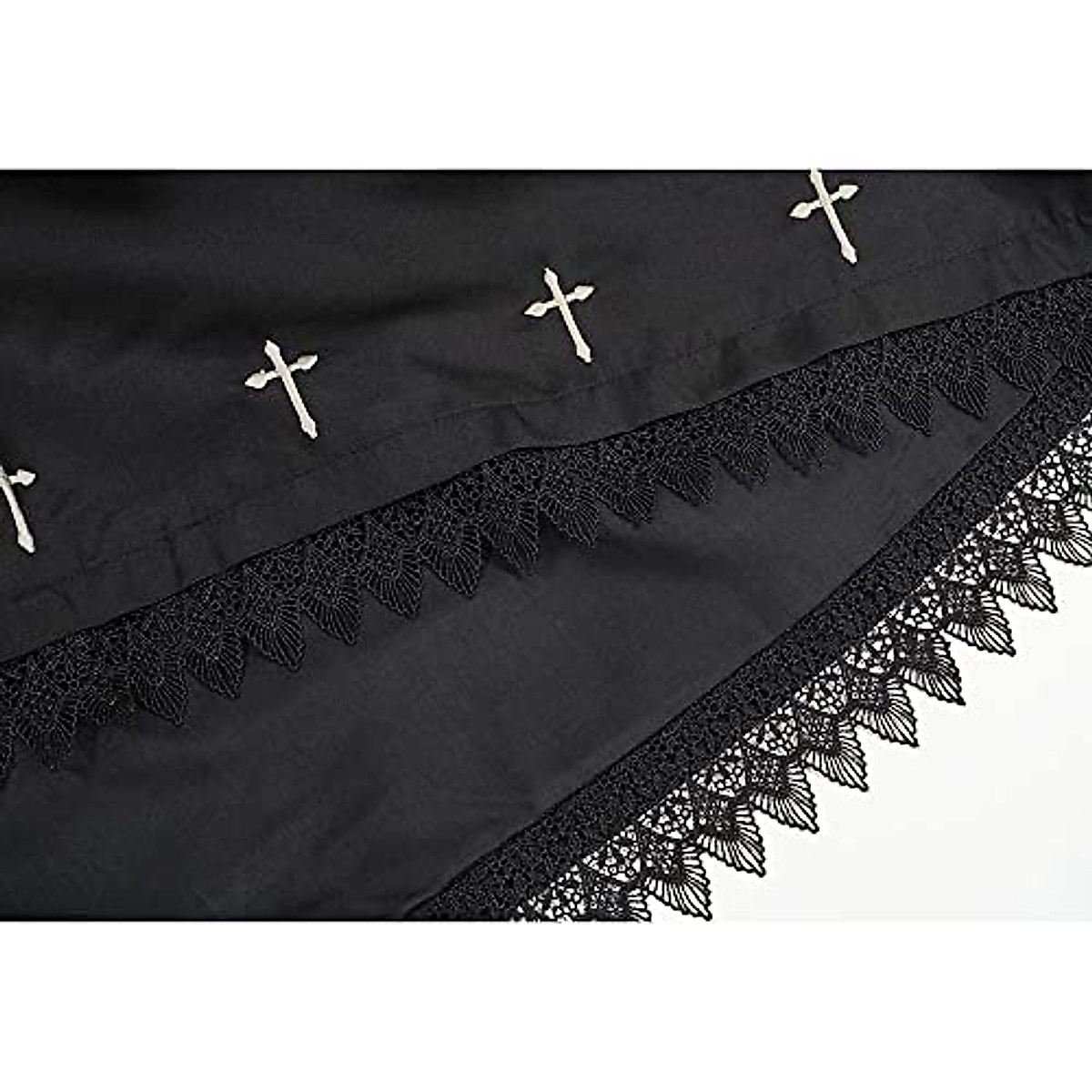 Nite closet Gothic Dress Long Sleeve Black Lolita Vintage Dresses Retro (8-10)…