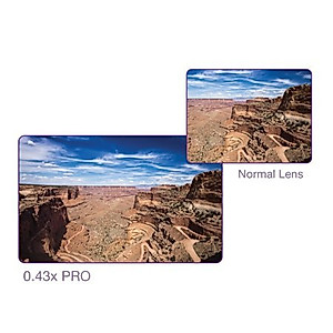 52mm .43x Wide Angle Lens with Macro for Canon EOS Rebel T6s, T6i, SL1, T5, T5i, T4i, T3, T3i, T1i, T2i, XSI, XS, XTI, XT, 70D, 60D, 60Da, 50D, 40D, 30D, 20D, 10D, 7D Digital SLR DSLR Cameras