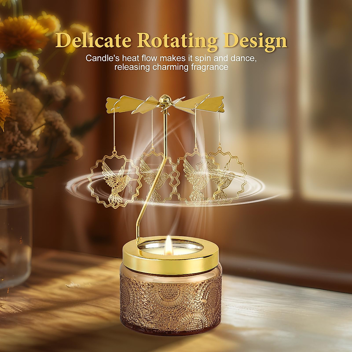 Birthday Gifts for Women, Christmas Gifts for Women & Mom, Unique Personalized Gifts for Daughter Sister Friends, Funny Candle Sets, Funny Candle Gifts for Women (Hummingbird)