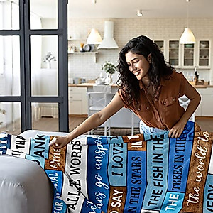 Grandpa Gifts,Gifts for Grandpa,to My Grandpa Blanket 60”x50”,Grandpa Birthday Gifts,Gift for Grandpa,Great Grandpa Gifts from Grandchildren Granddaughter Grandson,Best Gifts for Grandpa