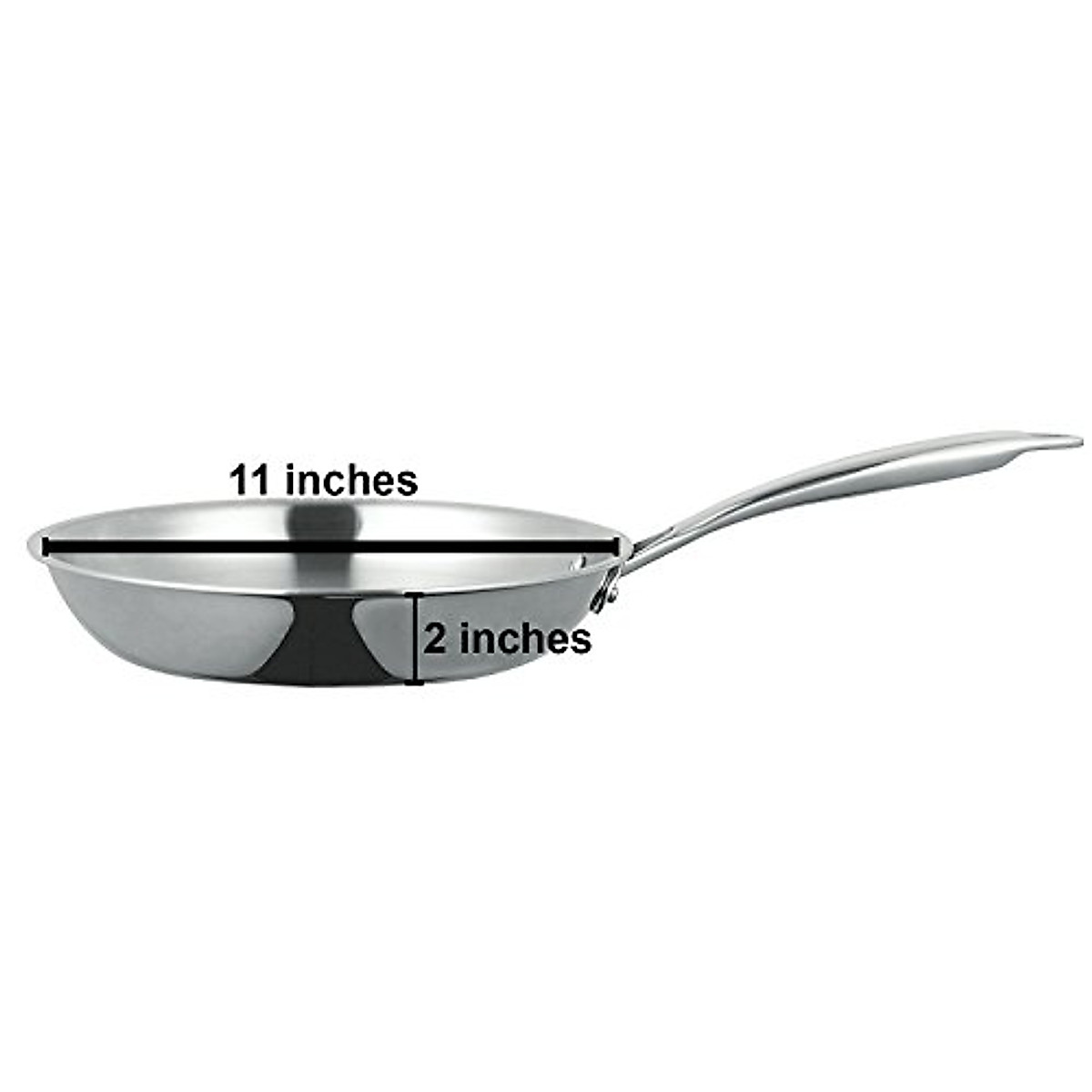 Cuisinox Super Elite Stainless Steel Frying Pan, 11"