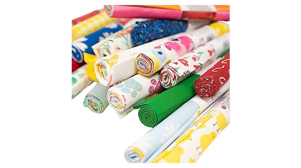 Singer Fabric Cotton Fat Quarters Scrap Bag - 20 Pieces