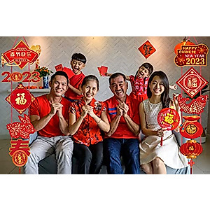 Chinese New Year Decoration 2023 Chinese New Year Decor Year of the Rabbit Lunar New Year Decorations Chinese Couplets Spring Festival Banner