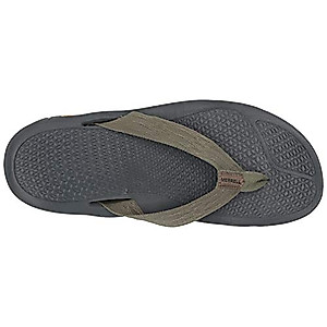 Merrell Men's Breakwater FLIP Flop, Lichen, 13