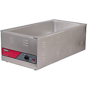 Nemco 6055A-43 4/3 Size Countertop Food Warmer with 31" Long Exterior - 120V, 1500W