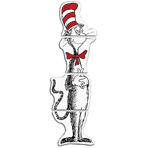 Eureka 847639 Dr. Seuss Cat in the Hat Large Party and Classroom Decoration Poster, 5 Feet Tall, 4pcs