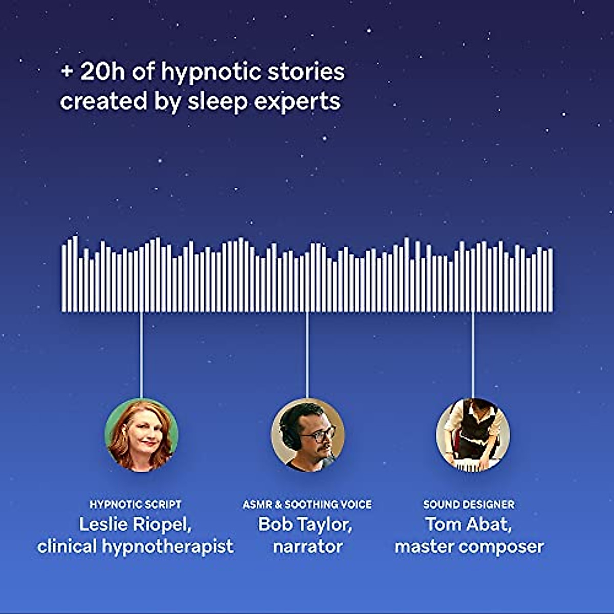 HoomBand | Bluetooth Sleep Headphones | Headband for Sleep, Travel, Meditation | Free Access to Hypnotic Stories and Sounds Created by Sleep Experts | Charging Cable Included