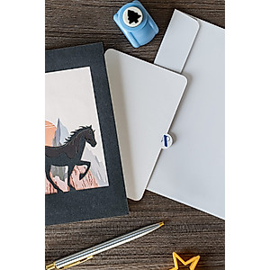 Rykamia Horse Pop Up Card, Blank Horse Card, Horse Birthday Card, Horse Thank You Card, Horse 3D Card, Horse Gift, Horse Get Well Card, Equestrian Gift, Card for Mom, Dad, Friends, Son, All Occasion