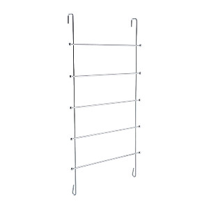 Organize It All Over The Door Chrome Hanging Towel Rack