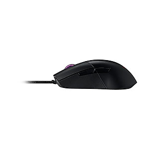ASUS ROG Keris Lightweight FPS Optical Gaming Mouse with ROG Paracord Soft Cable, Specially-Tuned ROG 16,000 dpi Sensor, Exclusive Push-fit Switch Socket Design, PBT L/R Keys