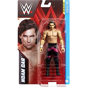 Mattel WWE Basic Noam DAR Action Figure, Series 129, Posable 6-inch Collectible for Ages 6 Years Old & Up