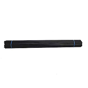 Polypropylene PP Plastic Welding Rods - 52Ft Length ，0.2"W x 0.1"H (Black)