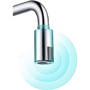 GQU Touchless Automatic Faucet Motion Sensor Adapter Tap Autowater For Kitchen Bathroom Sink, Hand Free Aerator, Smart Faucet Sensor (Null)