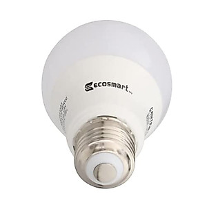 EcoSmart 40-Watt Equivalent A19 Dimmable Energy Star LED Light Bulb Bright White (4-Pack)