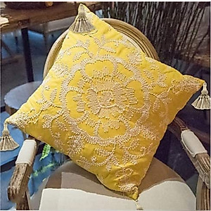 BEL AVENIR Set of 4 Tassel for Craft Elegant Polyester Tassels for Pillow Key Tassel DIY Accessories for Curtain and Home Decor- Blue