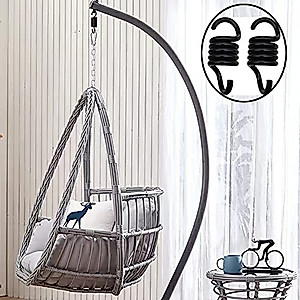 Porch Swing Springs Hammoch Springs - 1500Lbs Black Heavy Duty Suspension Spring for Swing Chair, Porch Swings, Spring Chair (2pcs X 750Lbs)