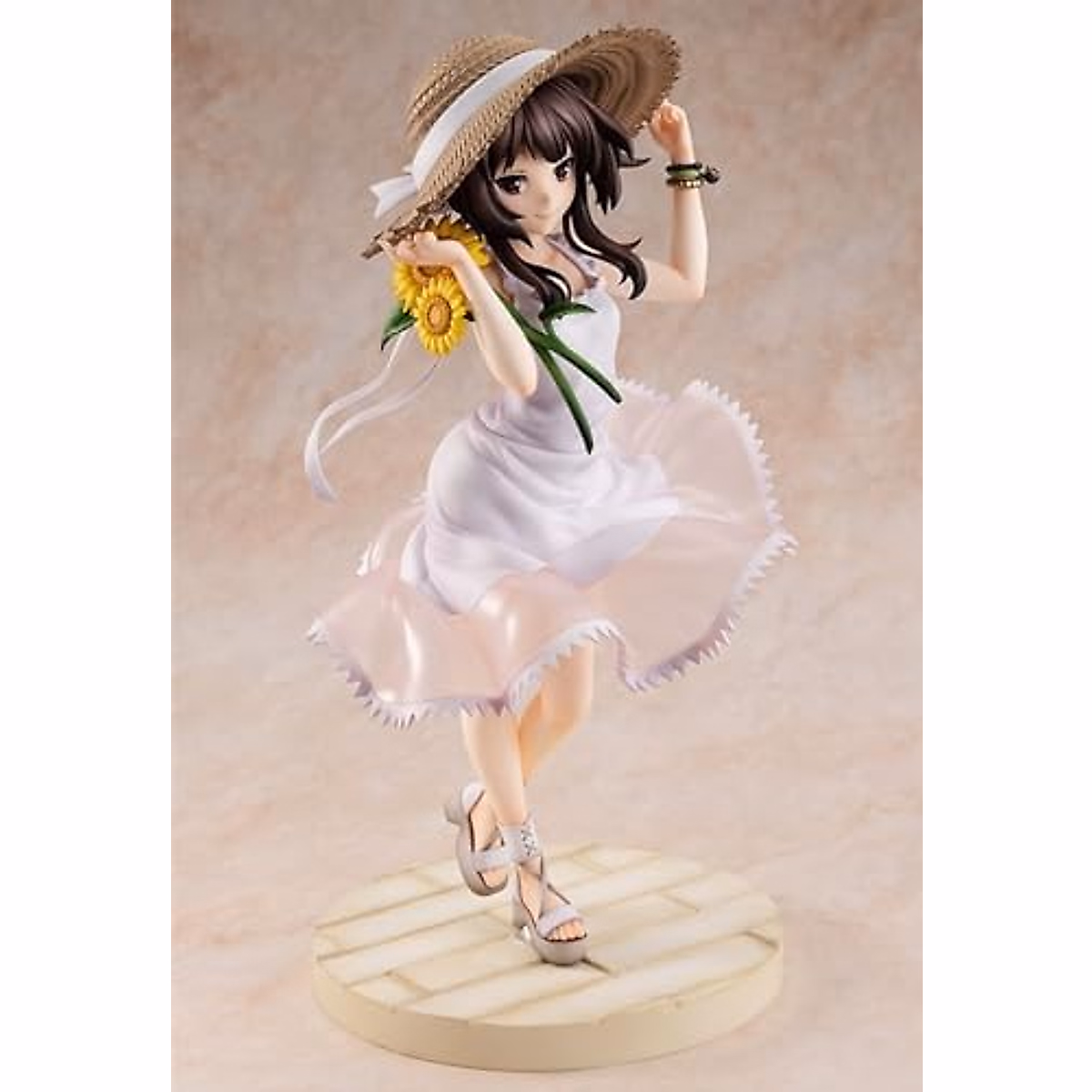 Kadokawa KonoSuba: Legend of Crimson: Megumin (Sunflower One-Piece Dress Version) PVC Figure, Multicolor