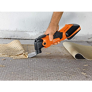 Fein Multimaster Tool AMM 500 Plus Select Oscillating Tool - 18V Battery-Powered Cordless Multi Tool for Interior Work and Renovation - Includes Tool, 1 Universal E-Cut Blade, and Case - 71293362090