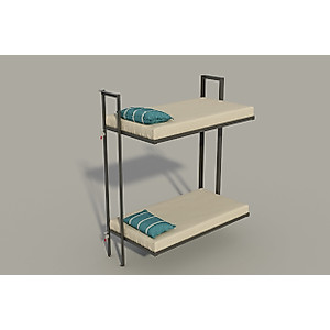 I.E. Folding Bunk Bed Plans DIY Bedroom Furniture Kids Adult Children Build Your Own Bunkbed jkh4