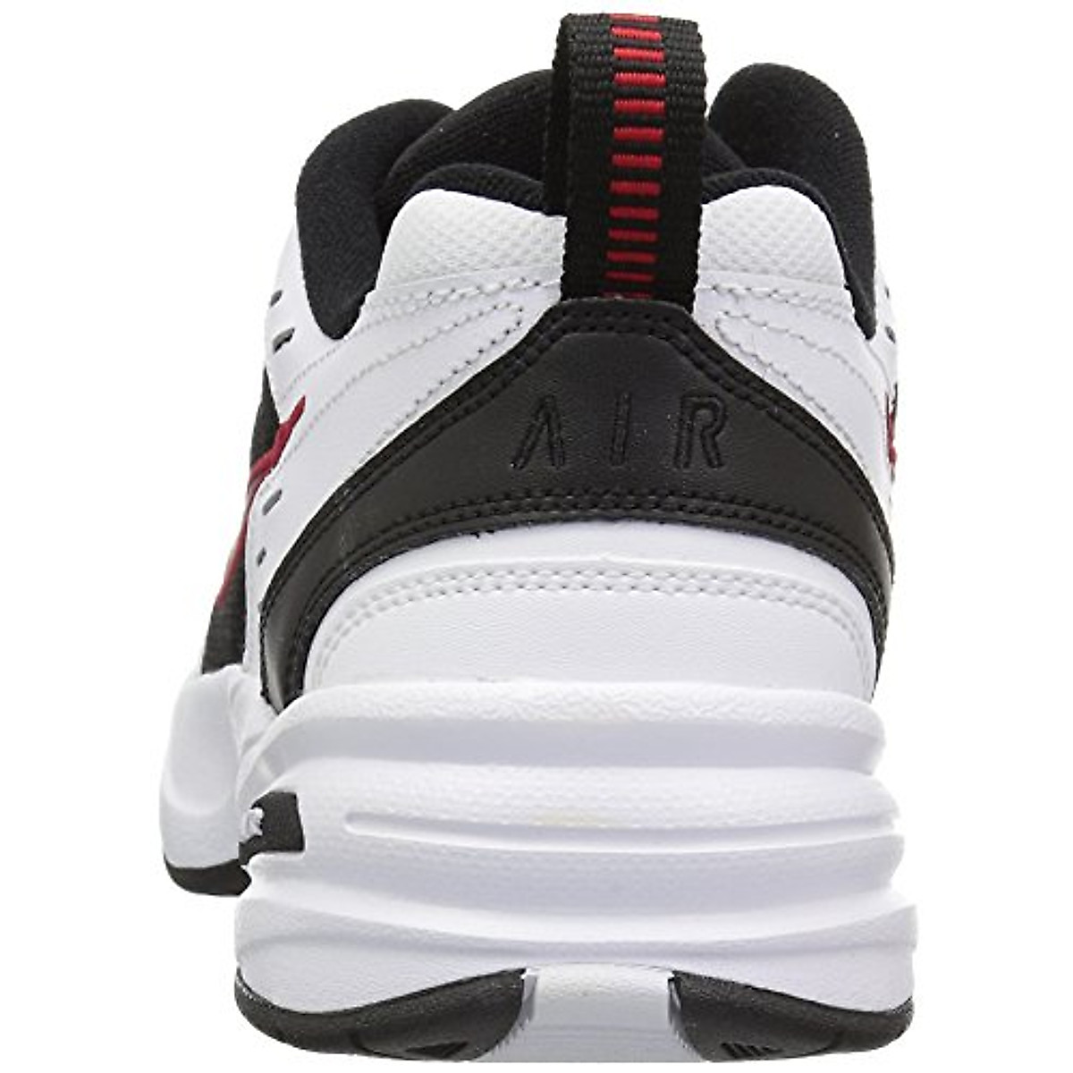 Nike Men's Air Monarch IV Cross Trainer, White/Black, 9.5 Regular US