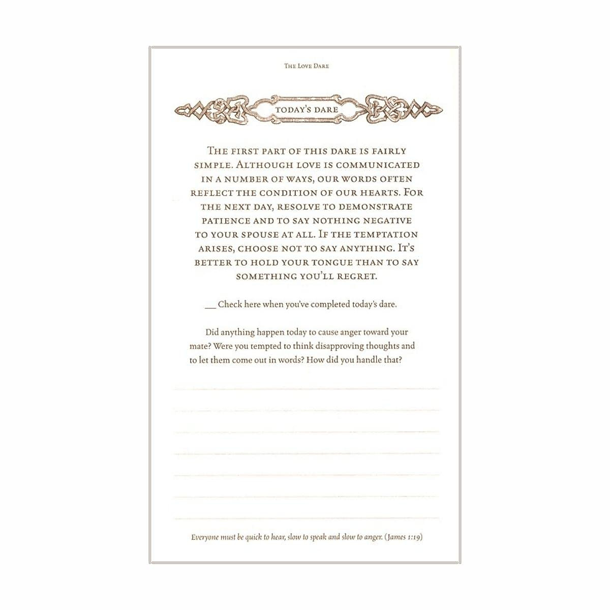 The Love Dare Day by Day: A Year of Devotions for Couples