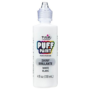 Tulip Puff Paint Slick White 4 Fl Oz (Pack of 1)