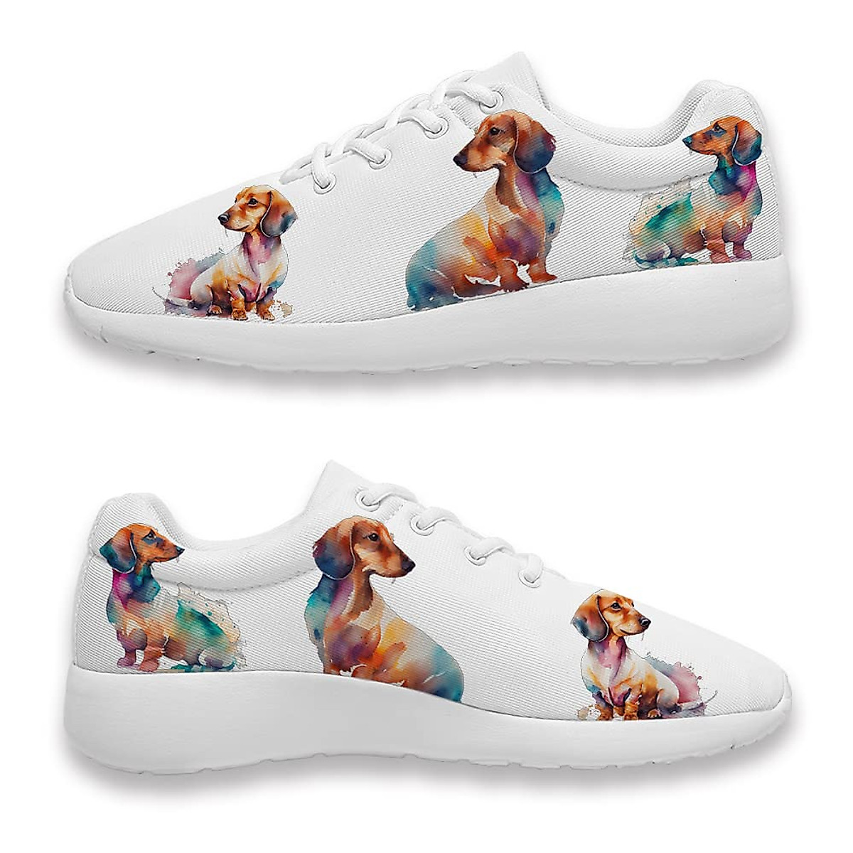 MICARE Dog Dad Gifts for Men Women Dog Gifts for Dog Lovers Dog Lover Print Shoes Dog Mom Gifts Dog Themed