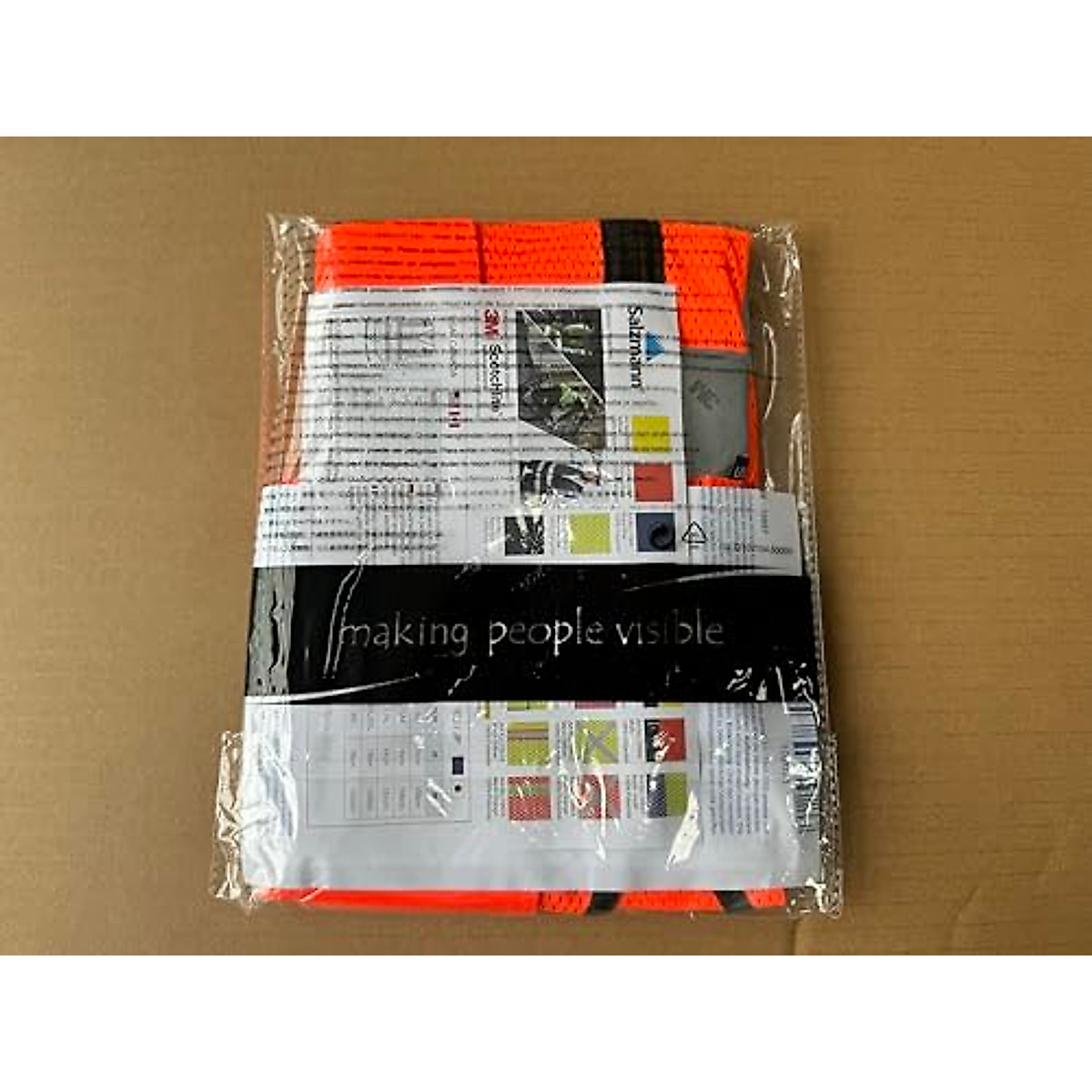 Salzmann Mesh Multi-Pocket Working Vest - Reflective Vest - Made with 3M Reflective Material