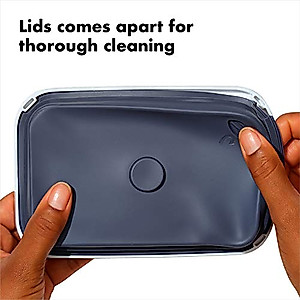 OXO Good Grips POP Container - Airtight Food Storage - Mini Square Short 0.5 Qt Ideal for 1 lb of baking soda or 14 oz of grains