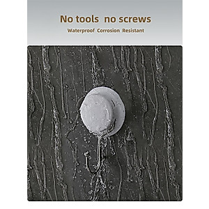 MEILEW Heavy Suction Cup Hooks，Large Suction Cup Hook Hanging Towel Inside Shower Wall，Home so Strong Suction Cup Hooks for Shower Window Bath and Glass Hanging up to 22 lbs(2-Pack), White, D-260015