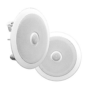 Pyle PDIC60 6.5 Inch 250 Watt 2 Way in Wall/Ceiling Home Speaker System (4 Pair)