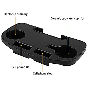 2PCS Chair Tray, Cup Holder for Chair Large Utility Clip On Chair Table/Tray for Carrying Phone/iPad/Water Cups/Books/Snack Tray