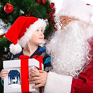 Pasimy 300 Pcs Christmas Gift Stickers Self Adhesive Christmas Gift Tag Christmas Label Sticker Snowman Xmas Tree Deer Name Sticker for Xmas Winter Holiday Party Supplies (2024 Version)