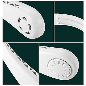 AMBAYZ Leafless Hanging Neck A8 Mute Small Fan Lazy USB Outdoor Sports Fan/a