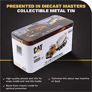 Diecast Masters 1:87 Caterpillar CT681 Concrete Mixer, HO Scale Series Cat Trucks & Construction Equipment | 1:87 Scale Model Diecast Collectible Model 85512