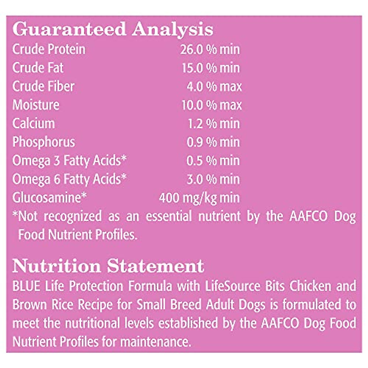 Blue Buffalo Life Protection Formula Natural Adult Small Breed Dry Dog Food, Chicken and Brown Rice 15-lb