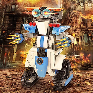 STEM Projects for Kids Ages 8-12, Remote APP Controlled Robot Building Kit Educational Birthday Gifts for Boys Girls-358 Pieces