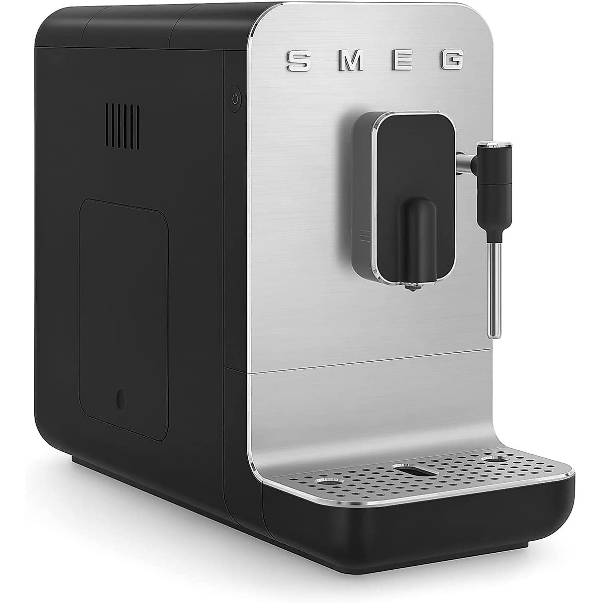 SMEG Fully Automatic Coffee Machine with Steam, Black BCC02BLMUS, Large