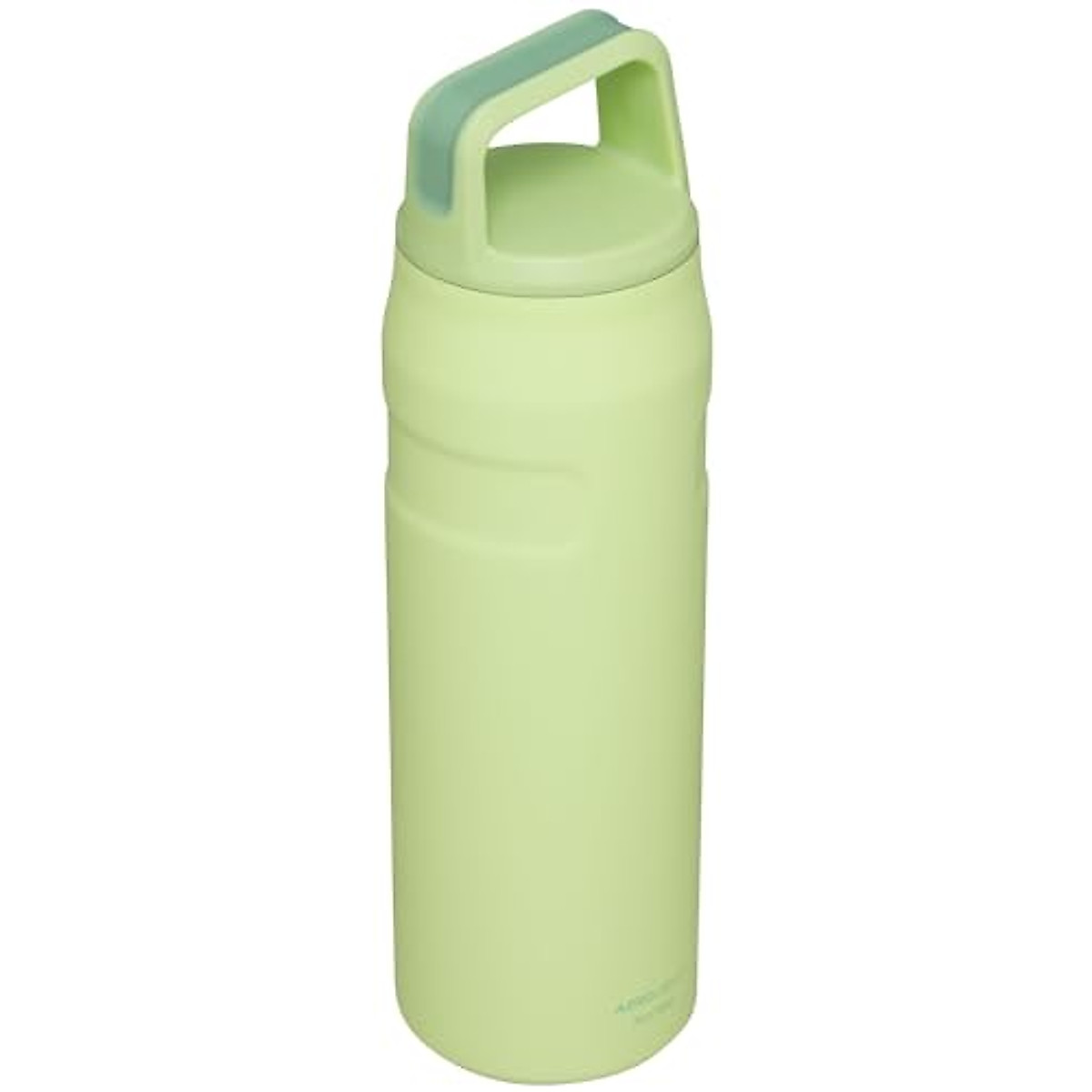 Stanley IceFlow Cap and Carry Water Bottle 24 oz | Wide Mouth Twist Lid | Lightweight and Leakproof for Travel and Sports | Insulated Stainless Steel | BPA-Free | Citron