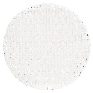 SAFAVIEH PAT4018C Outdoor Collection Kelsey White 30-inch Bar Stool