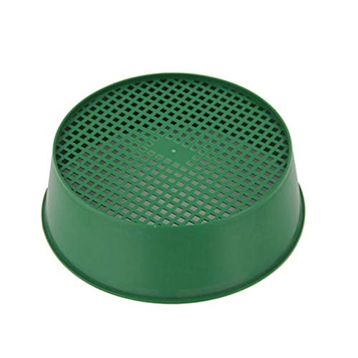 DOITOOL- 2PCS Mesh Plastic Garden Sieve Gardening Seedling Tool Riddle for Compost Soil Stone (Green, with Color Deviation)