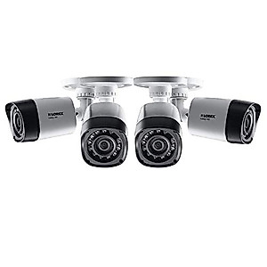 Lorex 4 Camera MPX Wired Home Security Camera System with Flir 4 Channel 1TB DVR and (4) Full HD 1080p Lorex MPX Bullet Camera, 130ft Night Vision, Remote View with Flir Cloud App