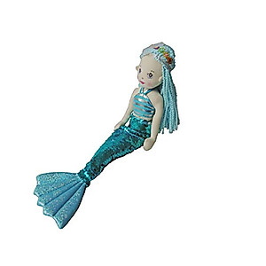JUSTSWAG Mermaid Doll Light Blue Sequins Color | Mermaid Plush | Soft Toy Premium Quality | 18''