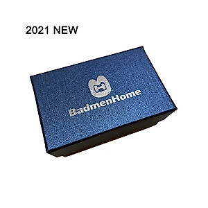 BadmenHome Super Hero Collection black Bat Men’s Classic Formal Occasions Cufflinks and Tie Clip Bar Set (black set)