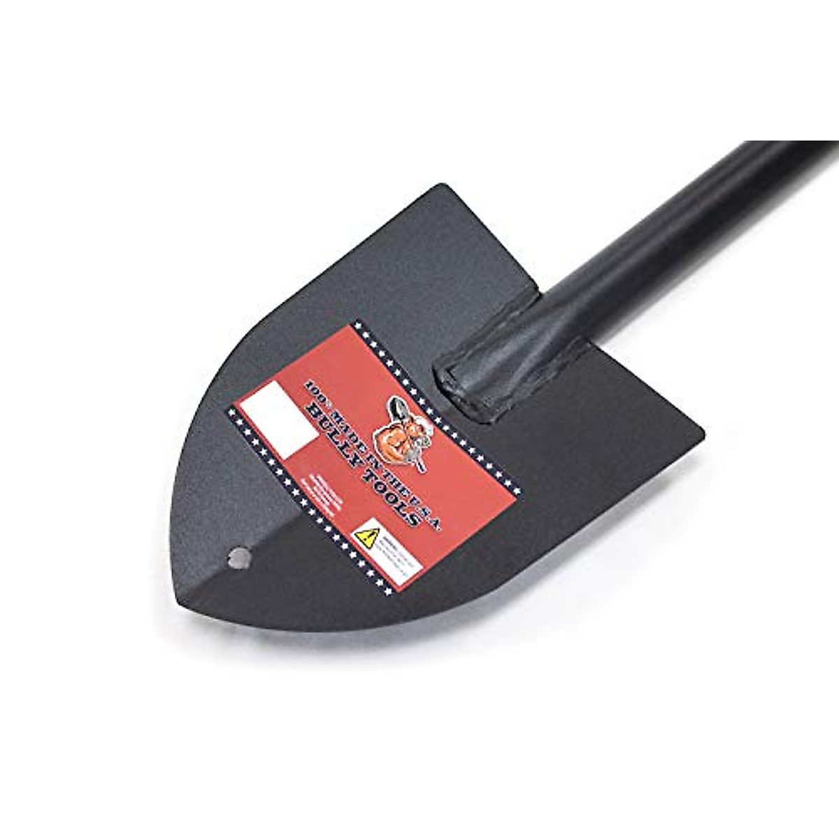 Bully Tools 92712 14-Gauge Round Point Trunk Shovel with Poly D-Grip Handle