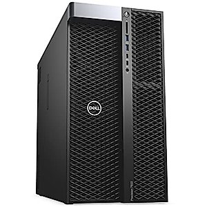 PCSP Precision 7920 Tower Workstation, VR CG AI 4K Editing Rendering, 2X Intel Xeon Gold 6148 up to 3.7GHz (40-Cores), 192GB DDR4, 1TB SSD + 4TB HDD, Quadro P4000 8GB, Windows 11 Pro (Renewed)