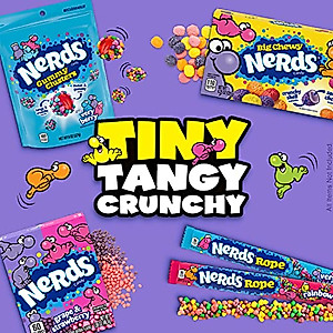Nerds Gummy Clusters Candy, Very Berry, Resealable 8 Ounce Bag
