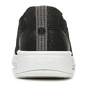 BZees Womens Gold Rush Slip-On Black Knit 10 M