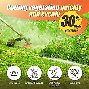 Eventronic Trimmer Line, 0.095-Inch Weed Eater String Line, Heavy Duty Weed Wacker String, 560ft Twist String Trimmer Line